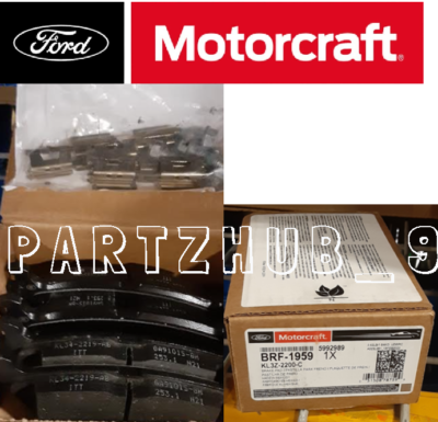 Motorcraft BRF1959 Brake Pads REAR CARS WITH ELECTRIC PARKING BRAKE ...