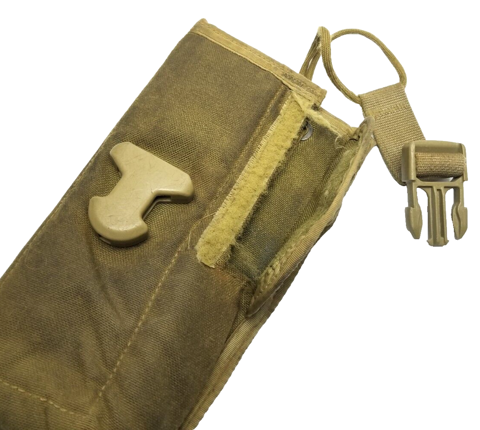 QTY (1) USGI Military Army KHAKI MBITR POCKET RADIO POUCH MOLLE USED | eBay
