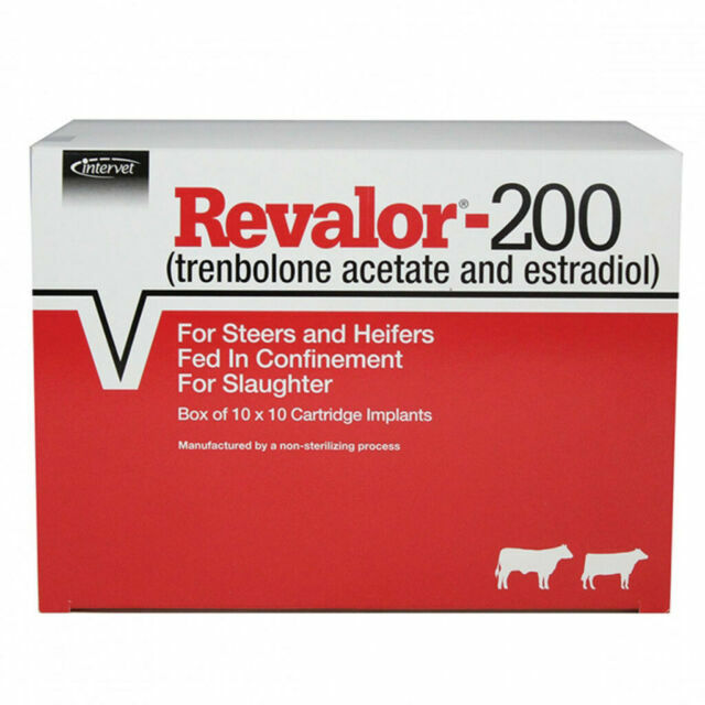Revalor 200 Cattle Implant Pack of 10x10 for sale online | eBay