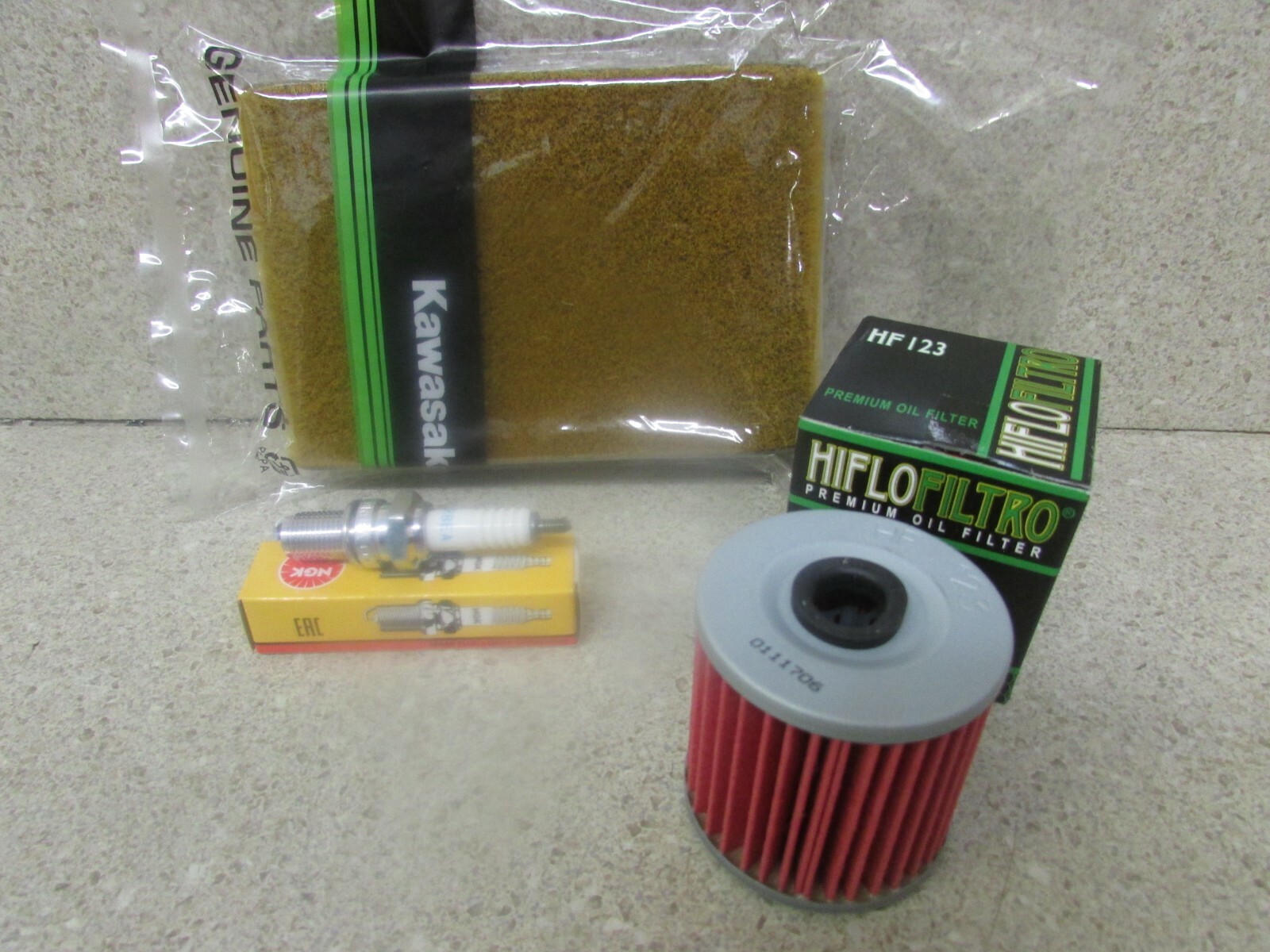 03-11 KAWASAKI KLF250 KLF 250 BAYOU TUNE UP KIT AIR FILTER OIL FILTER ...