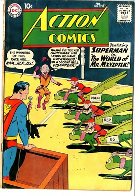 Action Comics # 273 VERY GOOD February 1961 Creator names below | eBay
