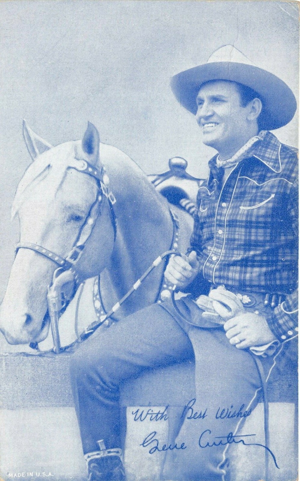 (556) Vintage Photograph actor Gene Autry signed | eBay