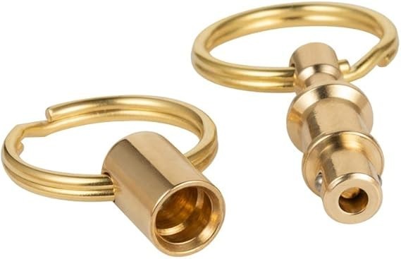 3 Pack Quick Release Keychain, Detachable Pull Apart Keychain, Double ...