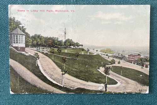 Vintage Postcard Scene In Libby Hill Park Richmond Virginia Posted ...