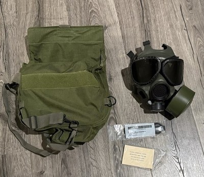 US Military M40 Gas Mask Excellent Condition SMALL With Case Pouch USGI ...