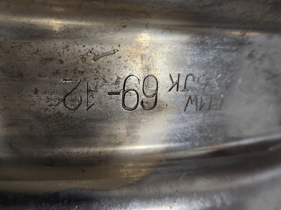 NOS M/T MICKEY THOMPSON CHROME SLOT WHEELS 14X6 ×5 x 5 GM Jeep Pontiac ...