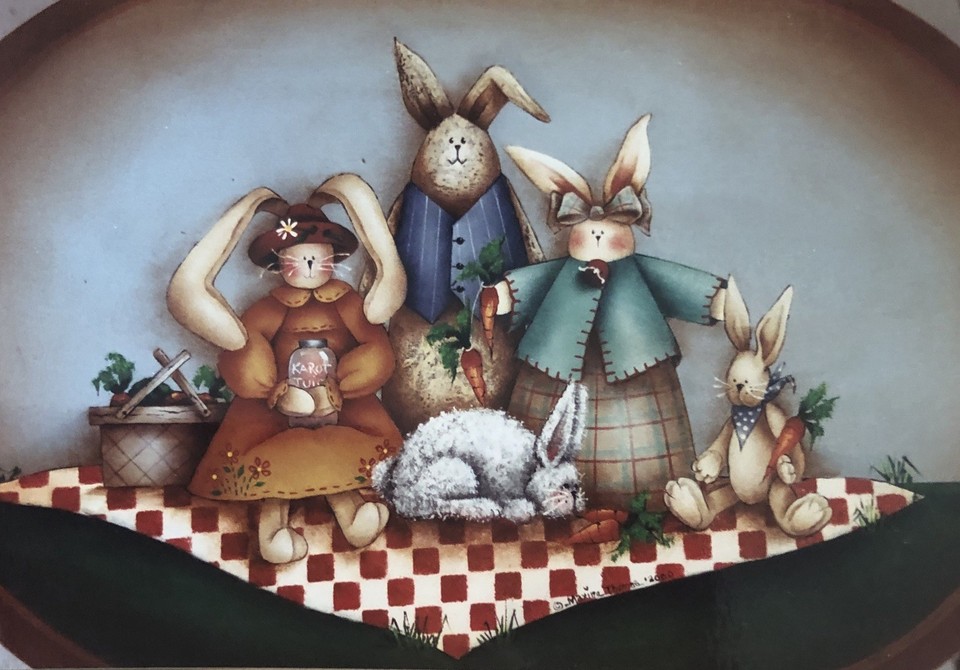 Tole Painting Pattern Packet: Hair Picnic by Maxine Thomas | eBay