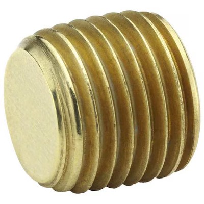 Parker 219P-12 Recessed Hex Plug Brass Countersunk Hex Head Plug, 3/4 ...