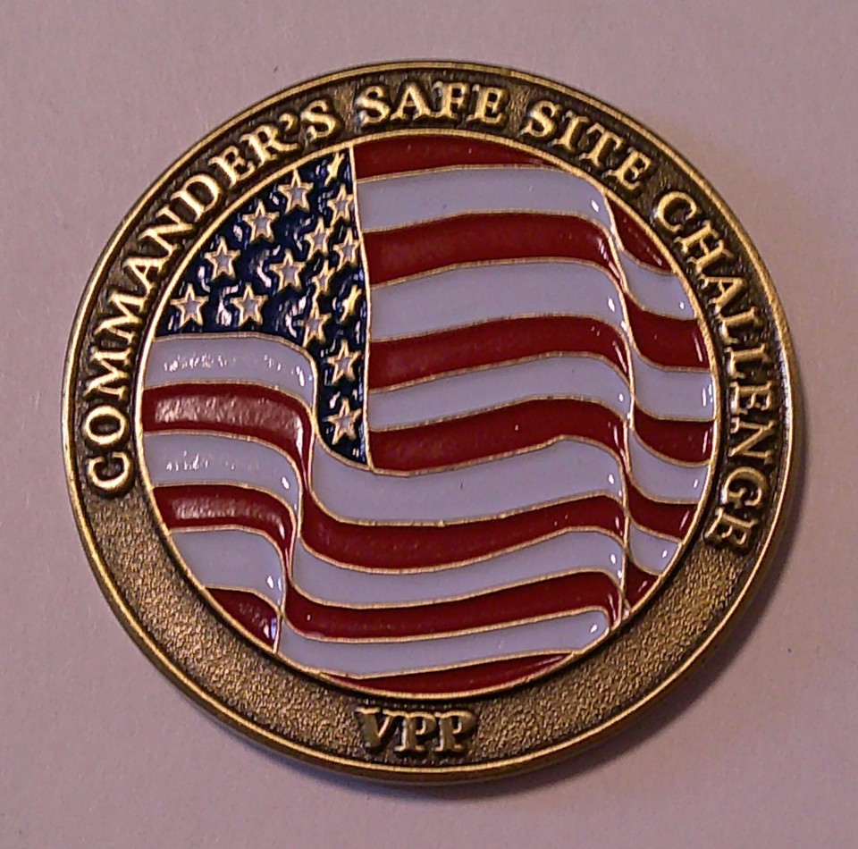 FLEET READINESS CENTER COMMANDER'S SAFE SITE Challenge Coin Cherry ...