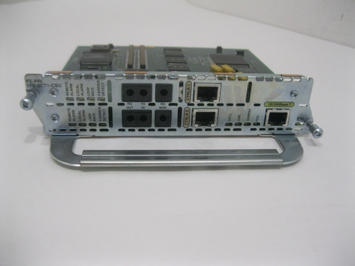 NM-1FE2CT1-CSU Cisco NM-1FE-2CT1 1-Port 10/100 BaseTX 2-Port T1 PRI ...