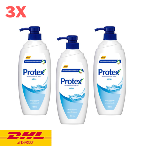 3x Protex Fresh Shower Cream Pump Bath Liquid Soap Refresh Clean Body ...