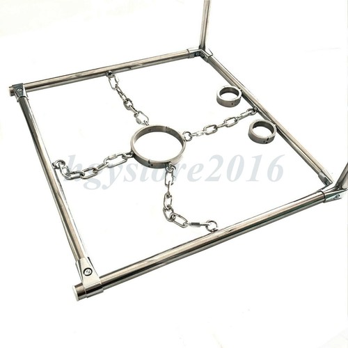 Stainless Steel Constraint Restraints Slave Frame Neck Collar Hand ...