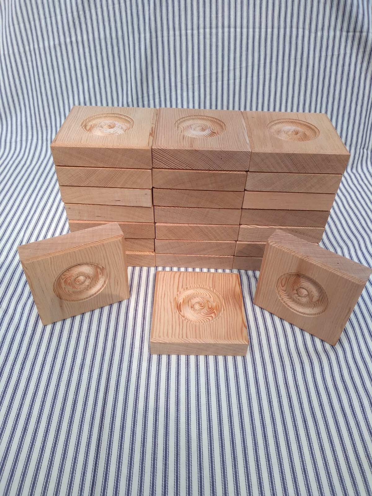 Rosettes, Wood Corner Blocks, Wood Trim, Quarter Sawn Oak | eBay