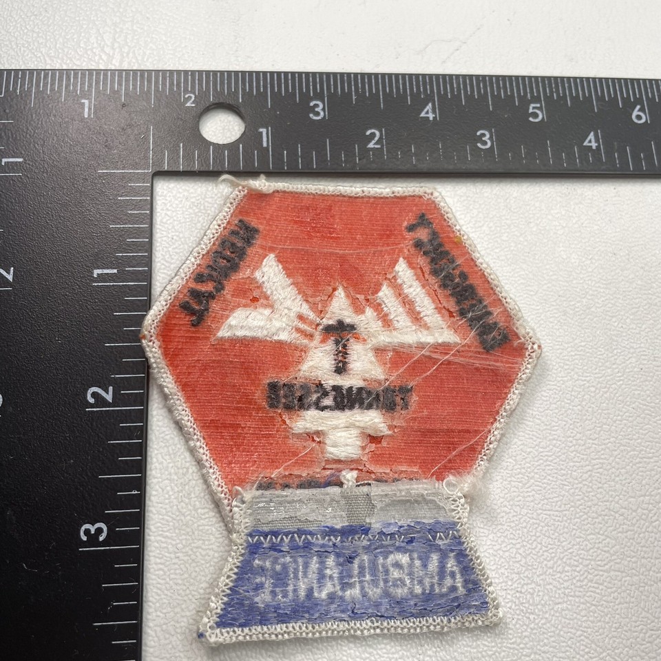 Vtg Tennessee EMT Emergency Medical Technician Patch w/ Ambulance Tab ...