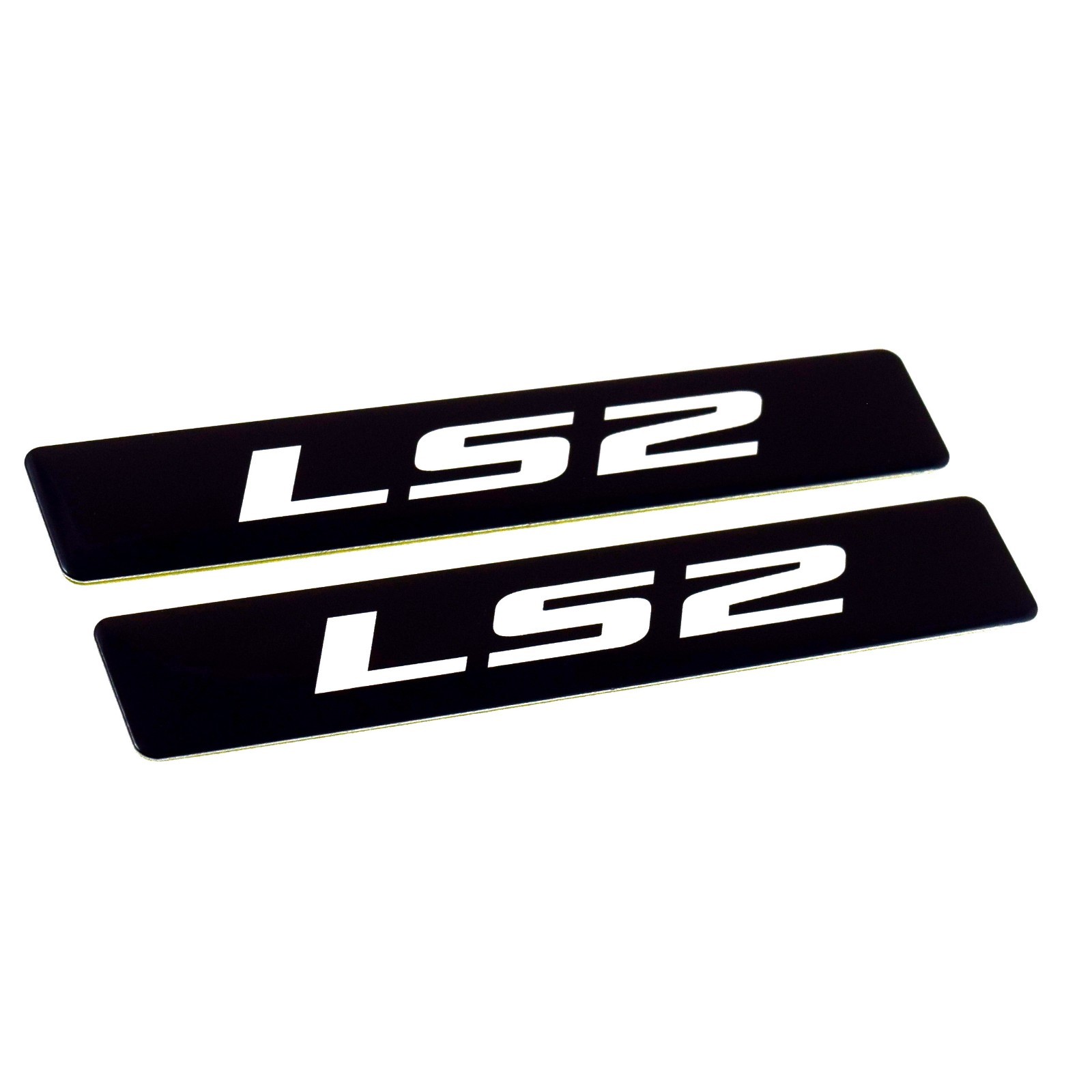 2pc New Aluminum Emblem (LS2) Engine For Chevy GM Corvette Camaro | eBay