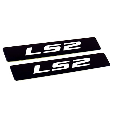 2pc New Aluminum Emblem (LS2) Engine For Chevy GM Corvette Camaro | eBay