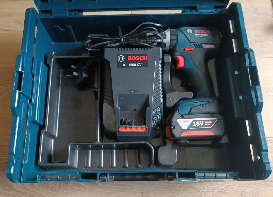 BOSCH GSB 18V-EC 18V BRUSHLESS Li-ION COMBI | Grelly UK