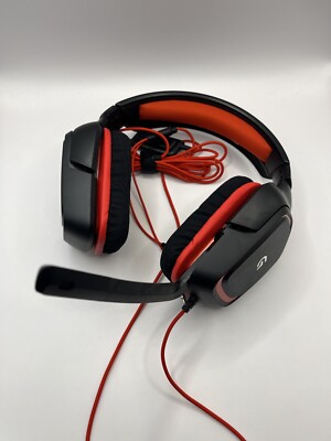 Logitech G230 Black/Red Over the Ear Gaming Headset Untested | eBay