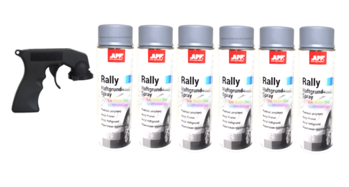 Carton 6 bombe appret aérosol garnissant, couvrant, gris clair, 500ml ...