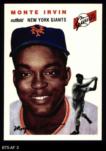 1954 Topps Archives / Reprint #3 Monte Irvin Giants HOF 8 - NM/MT | eBay