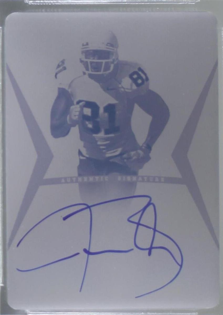 2012 Ultimate Leaf Draft - Justin Blackmon #JB2 Printing Plate Magenta ...