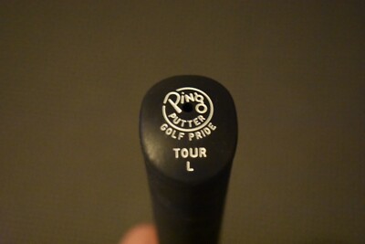 Ping Man Tour L Golf Pride Black Putter Grip Excellent Condition Pull ...