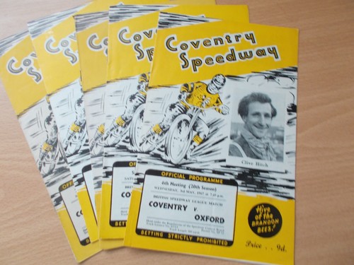 Coventry Speedway programmes X 5. 1953-1967.All listed. (1264) | eBay