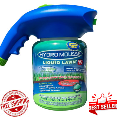 Hydro Mousse Liquid Lawn System - Grow Grass Where You Spray It - Made ...
