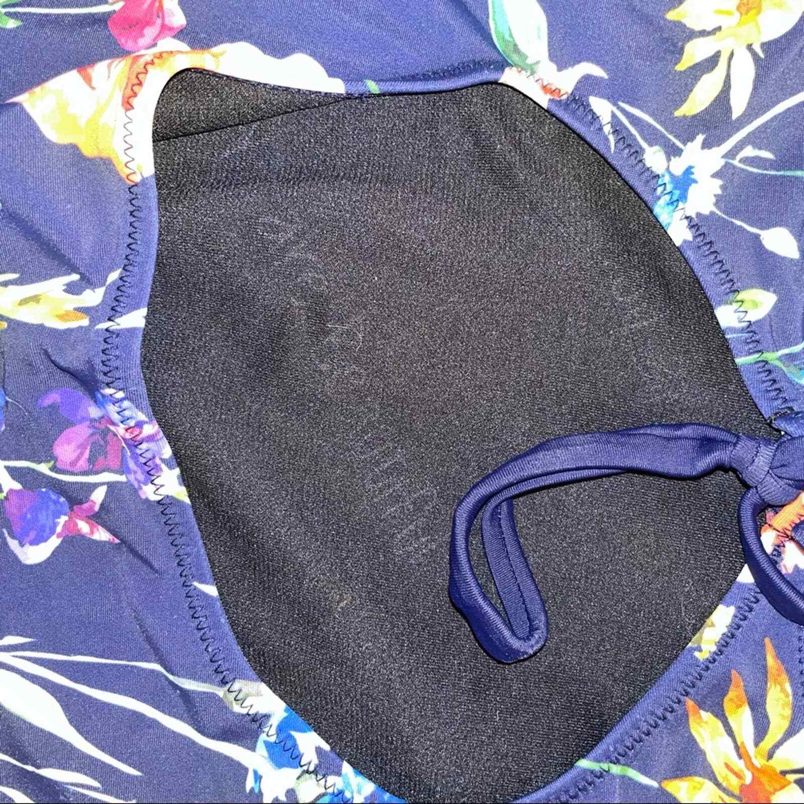 Rad Swimwear High Neck Alyssa Swimsuit Size Large - Gem