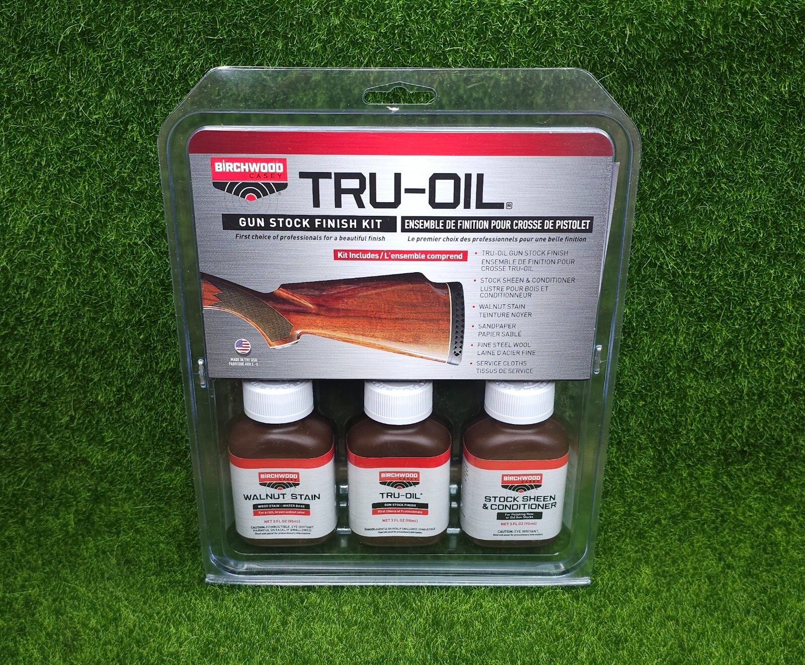 Birchwood Casey Tru-Oil Stock Finish Kit, Stain, Tru-Oil & Conditioner ...