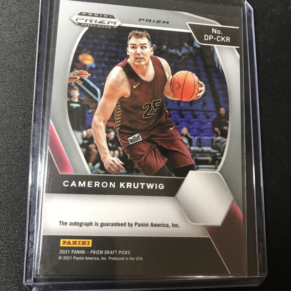 CAMERON KRUTWIG 2021-22 Prizm Draft Picks Rookie RC HYPER AUTO | eBay