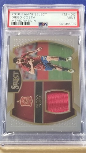 Diego Costa - 2016 Panini Select Memorabilia PSA 9 | eBay