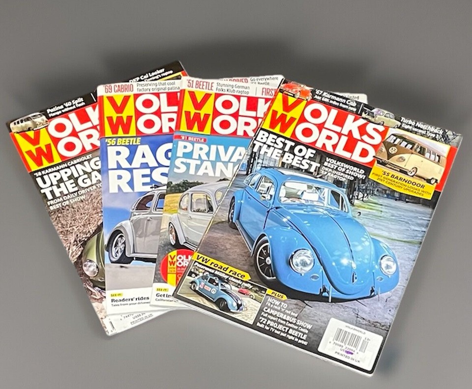 Volks World Volkswagen Magazines Lot Of 4 from 2015-2019 Volks World VW ...