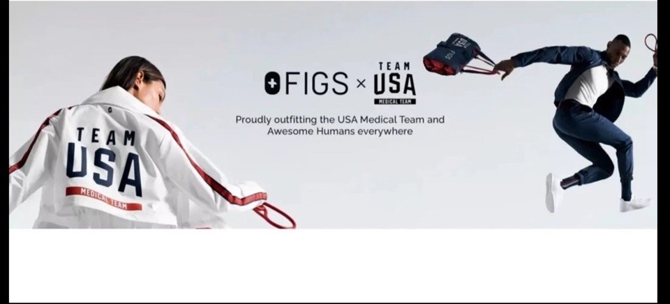 Figs Team USA Medical Team Scrubs Limited Edition | eBay