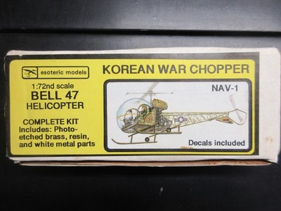 ESOTERIC MODELS 1/72 BELL 47 HELICOPTER #NAV-1 multi-media kit | eBay