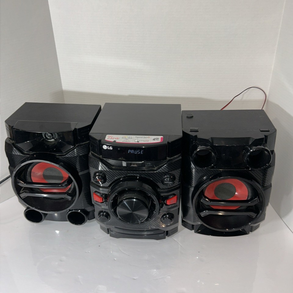 LG CM4360 Mini Hi-Fi Stereo System CD Player Bluetooth AM/FM USB MP3 CD ...