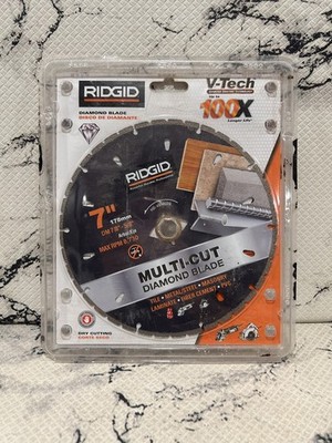 RIDGID 7 in. Diamond Multi-Cutting Blade Multi-Purpose HD-VBMU70 NEW | eBay