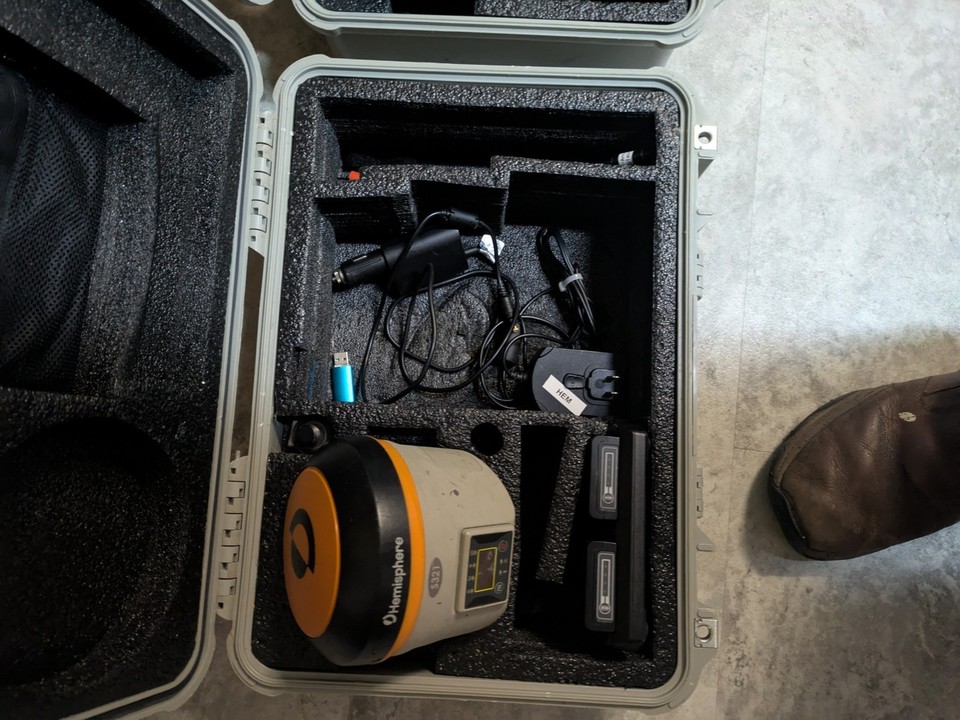 Hemisphere S321+ (same as Carlson BRX6+) Base & Rover setup GPS ...