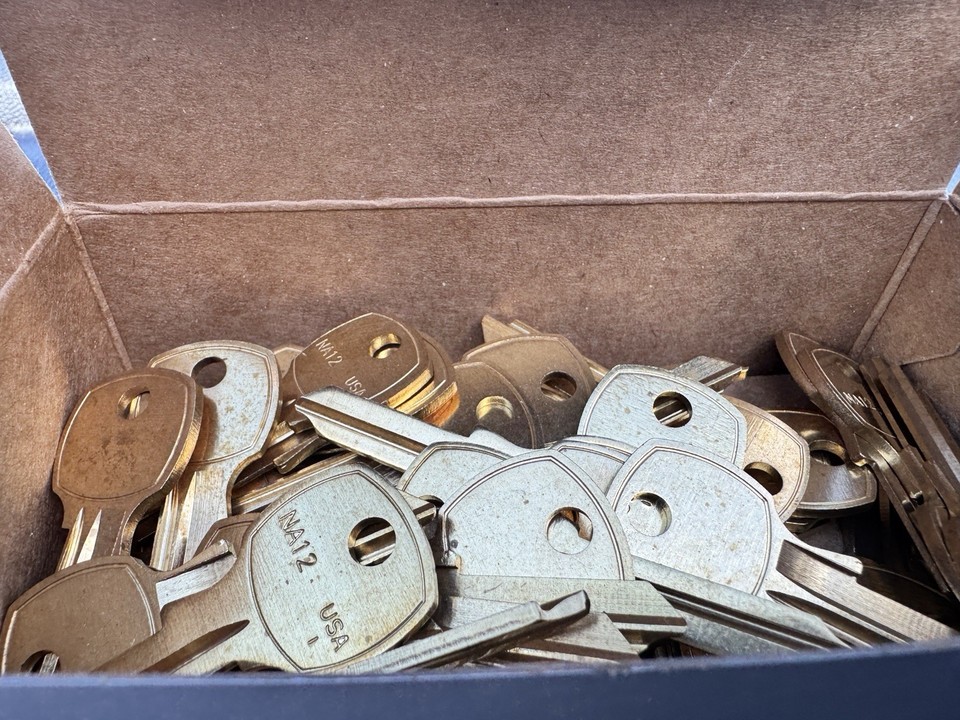 Taylor Line NA12-BR National Cabinet Blank Keys 50 Ct B3 | eBay