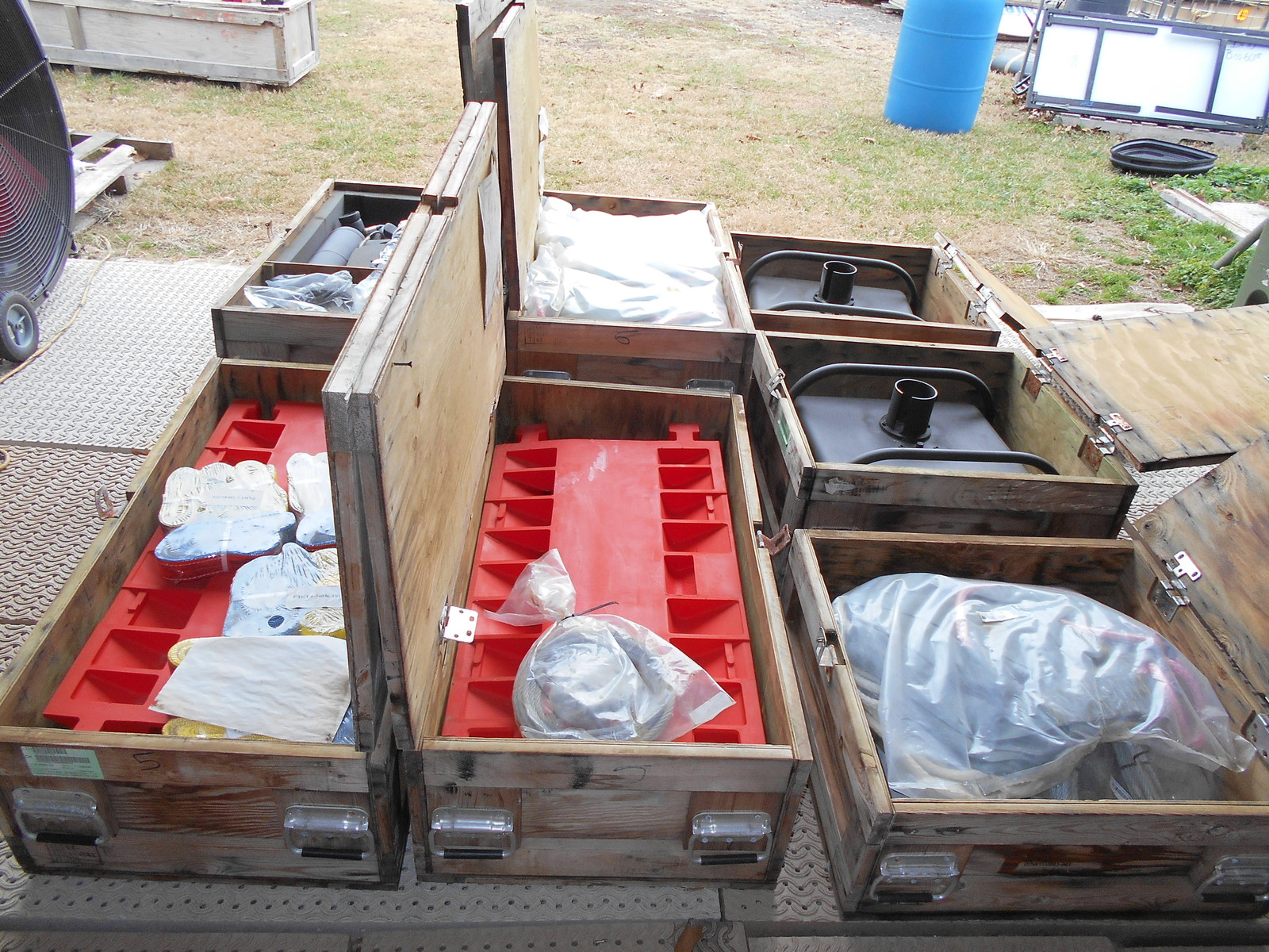 MILITARY SURPLUS PORTABLE VEHICLE ARRESTING BARRIER CAR TRUCK ARMY ...