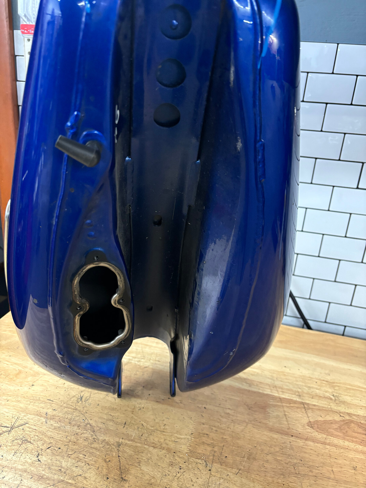 2010 Harley-Davidson Sportster XL 883 1200 XL1200 Fuel Gas Tank Blue ...