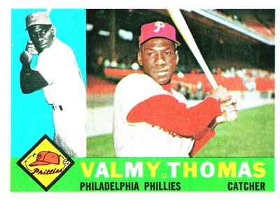 1960 Topps Valmy Thomas Philadelphia Phillies #167 | eBay