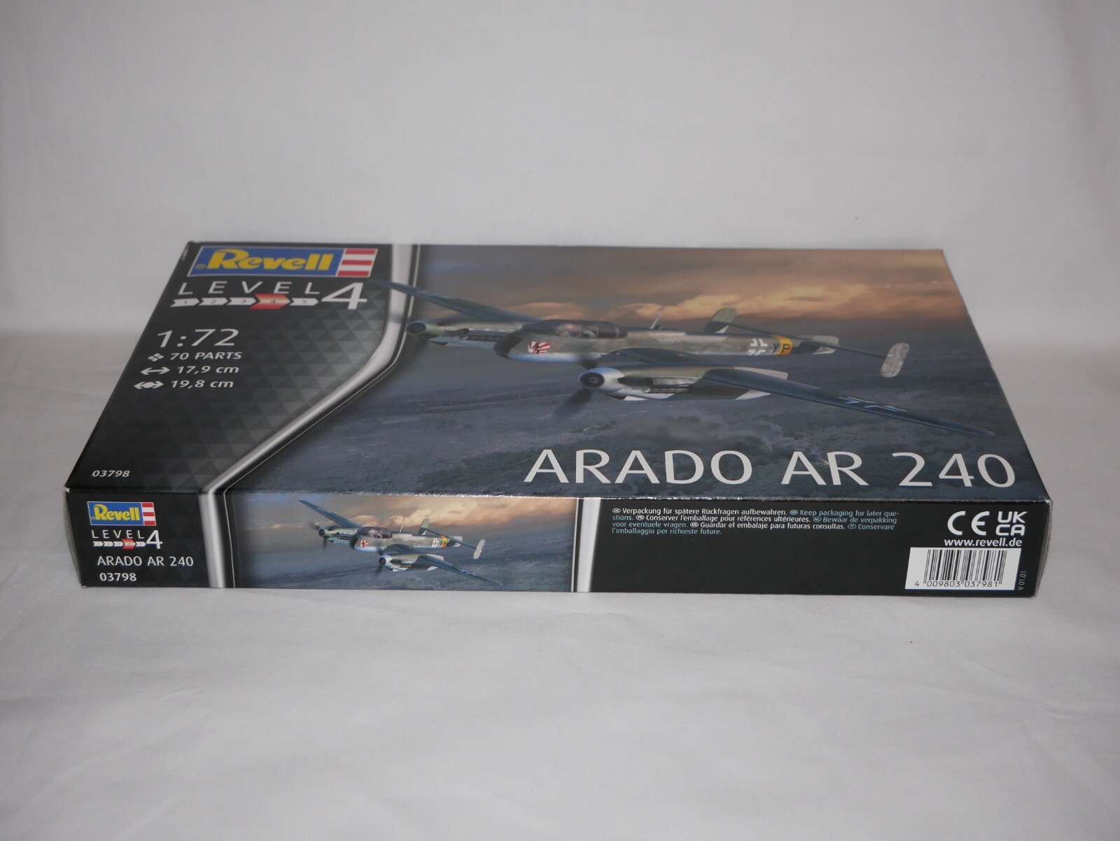 Revell 1:72 Scale WWII Arado AR 240 Model Aircraft Kit Skill Level 4 ...