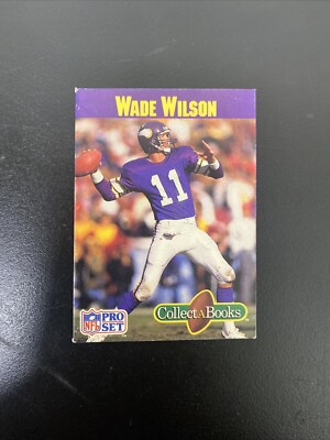 Wade Wilson 1990 Pro Set Collect-A-Books #NNO Football Card | eBay