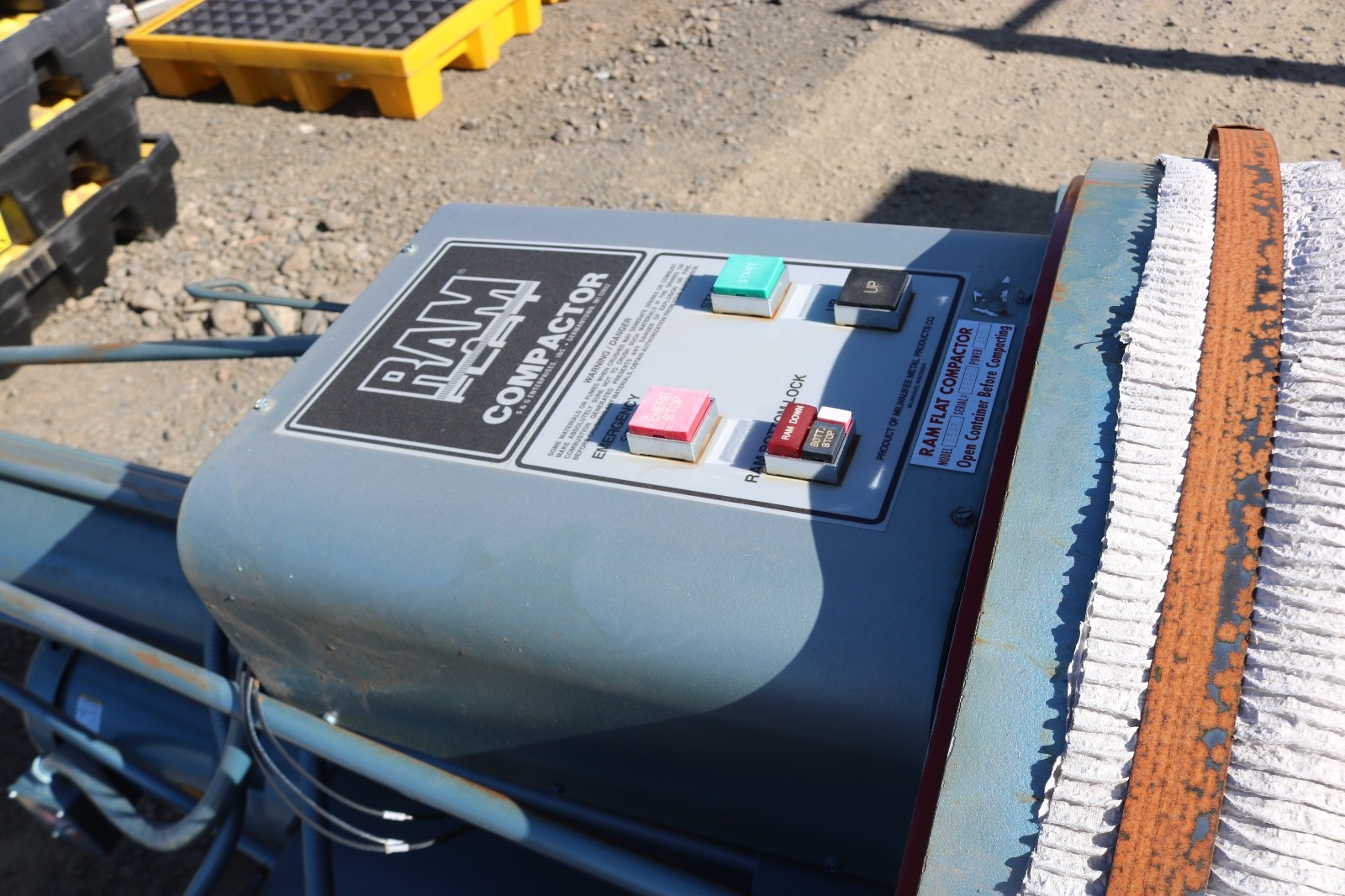 NEW RAM COMPACTOR CRN-10 85AR RAM FLAT BARREL COMPACTOR | eBay