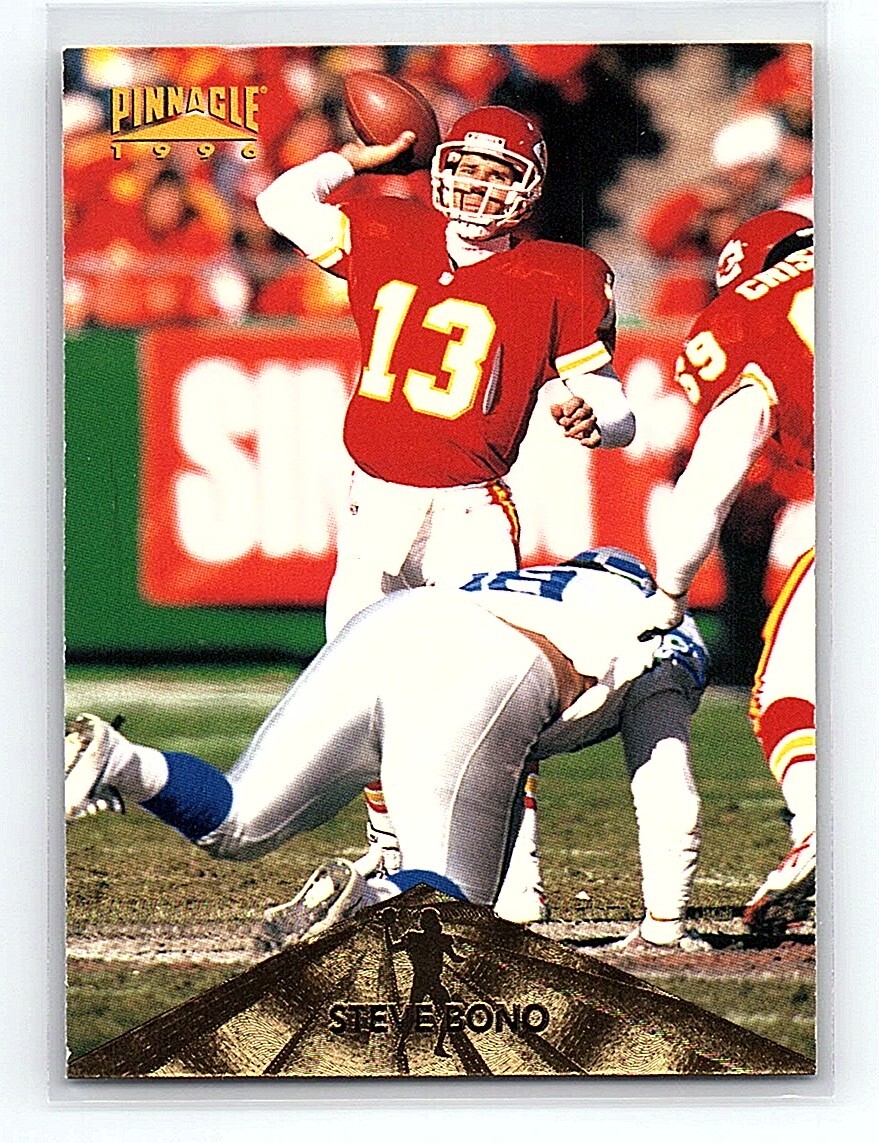 1996 Pinnacle Steve Bono Kansas City Chiefs #56 | eBay