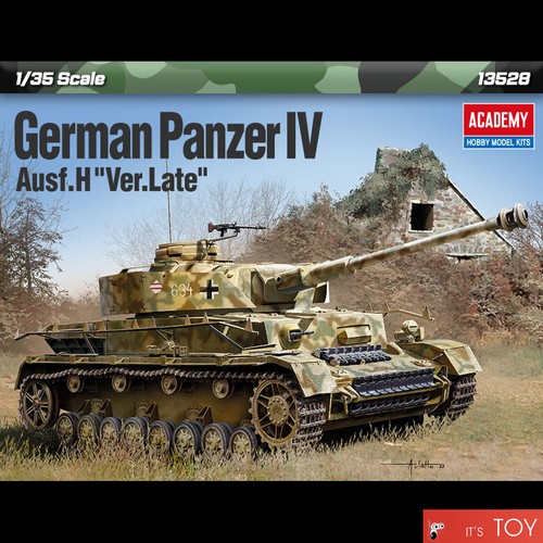 Academy 1/35 German Panzer IV Aust.H "Ver Late" Tank Plastic Model Kit 13528 | eBay