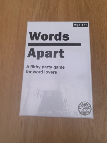 Words Apart Game / The Outrageous Party Card Game For Word Lovers Age ...