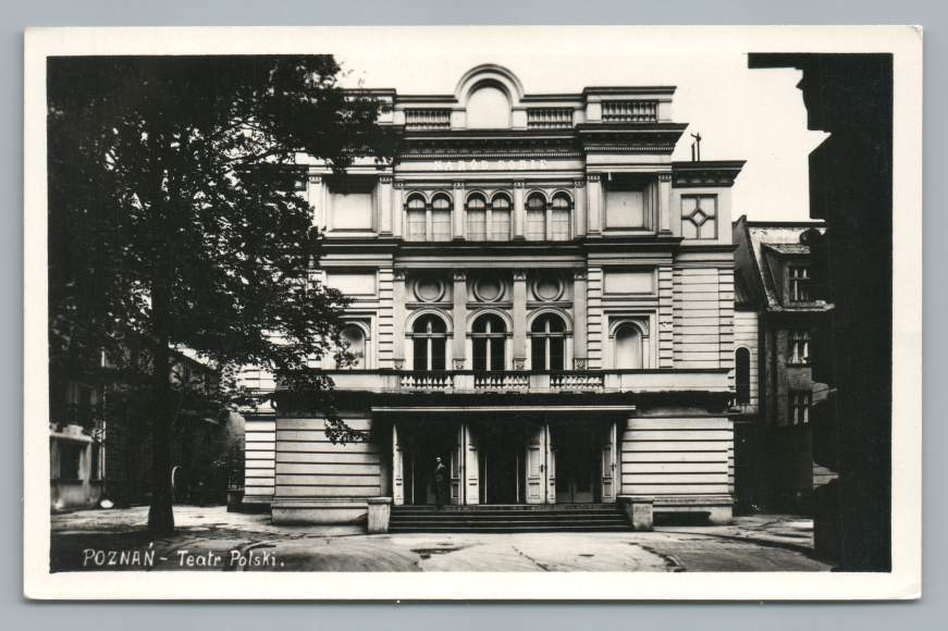 Polish Theater ~ Teatr Polski POZNAN Poland RPPC Antique Photo Postcard ...