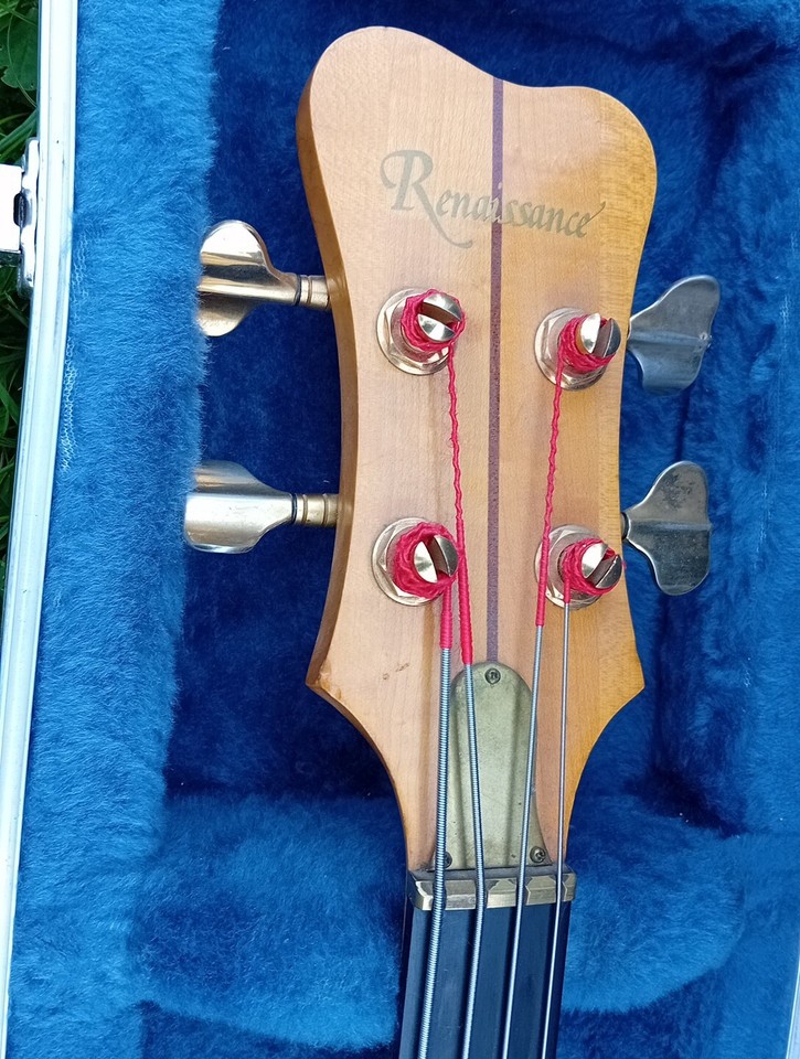 USA ULTRA RARE RENAISSANCE LUCITE ACTIVE BASS GUITAR 1978 DIMARZIO ...